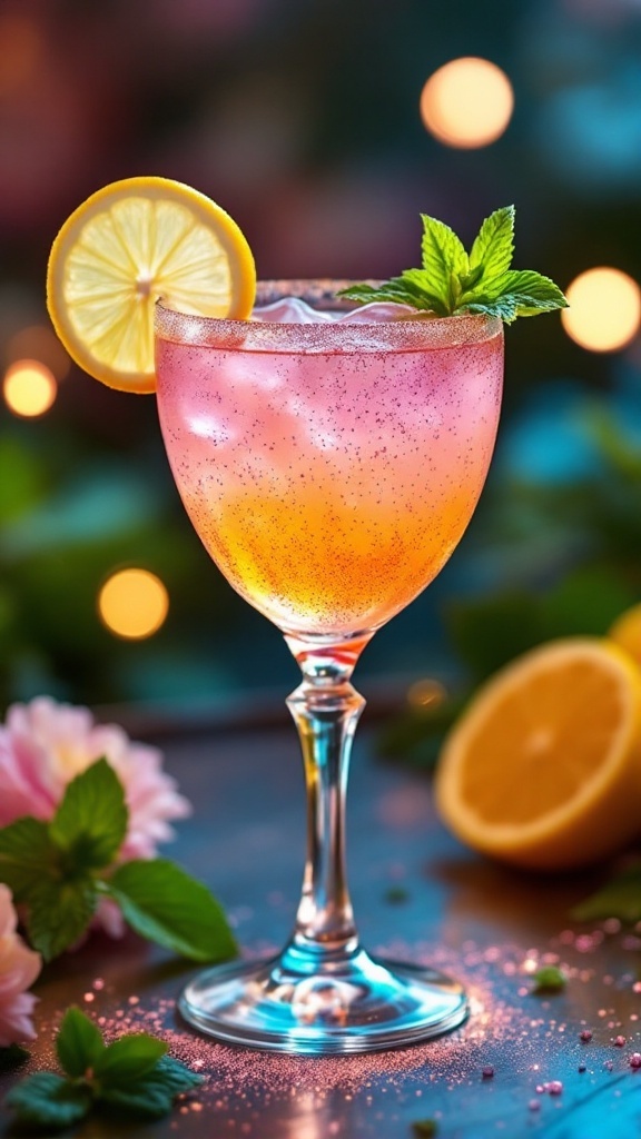Whimsical Tinkerbell Cocktail Recipe - The Sip Spot - Cocktails Made Easy