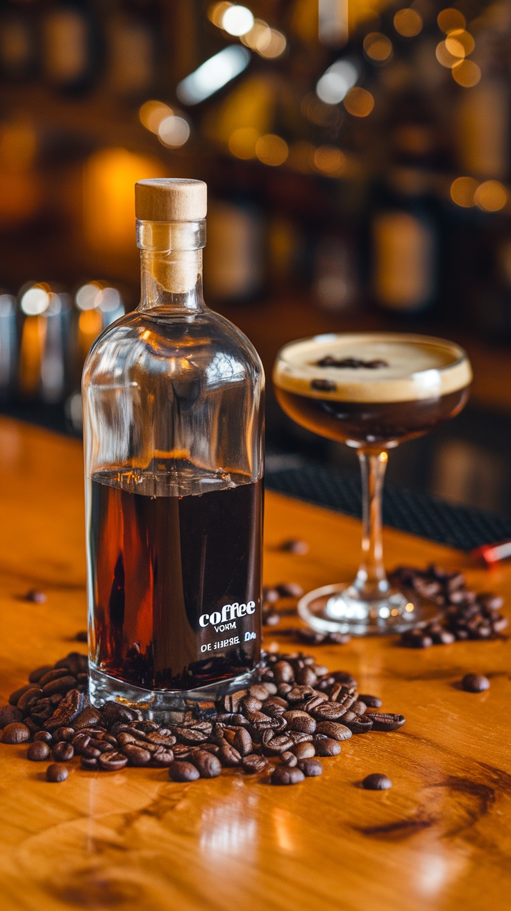 Rich Coffee-Infused Vodka Recipe - The Sip Spot - Cocktails Made Easy