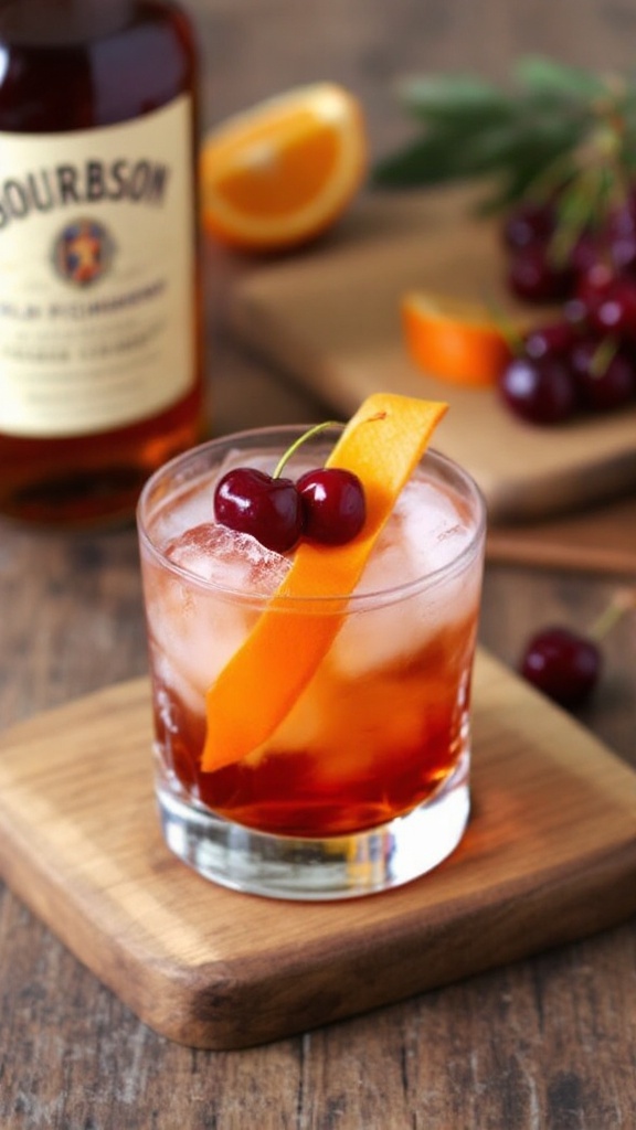 Classic Cherry Old Fashioned Cocktail Recipe - The Sip Spot - Cocktails ...