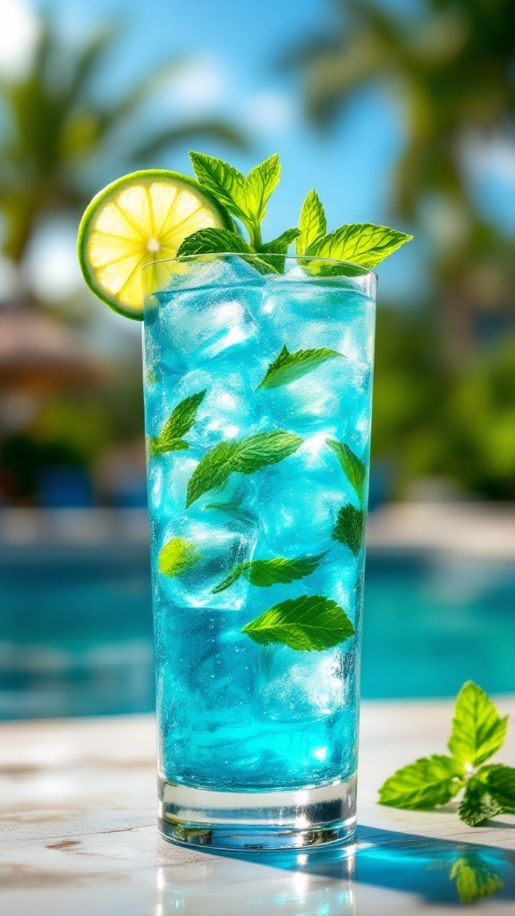 Refreshing Ocean Water Cocktail Recipe - The Sip Spot - Cocktails Made Easy