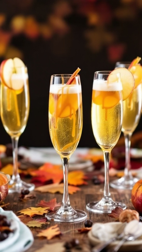 Caramel Apple Cider Mimosas for a Festive Gathering - The Sip Spot ...