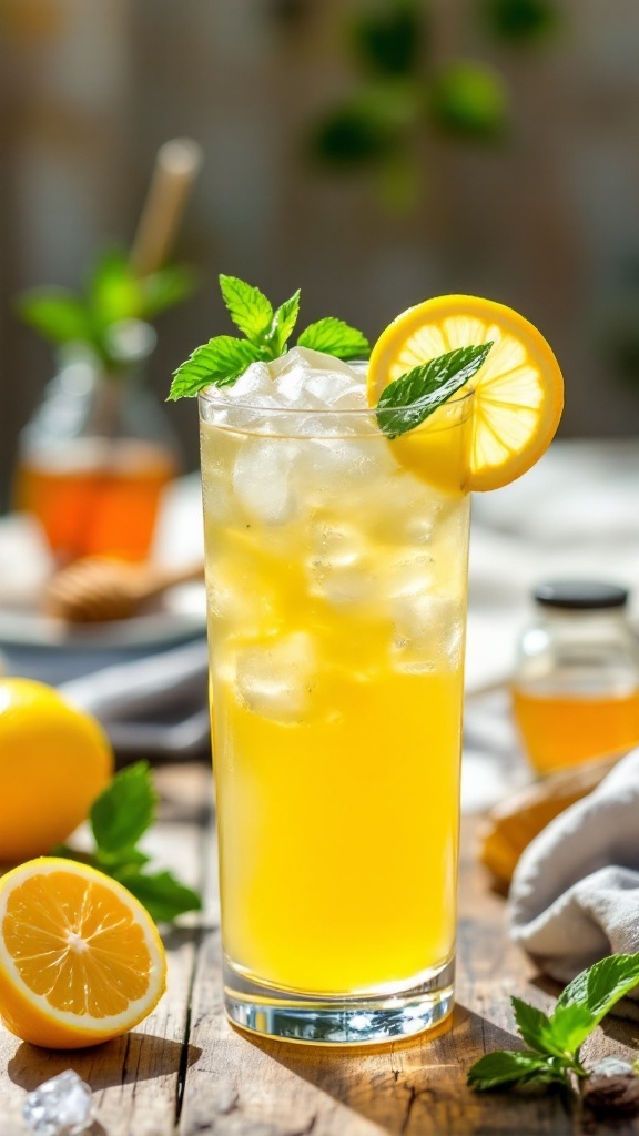 Refreshing Lemon Vanilla Iced Tea Recipe - The Sip Spot - Cocktails ...