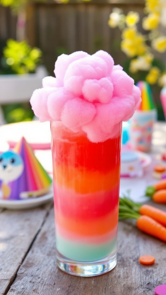 Colorful Cotton Candy Cloud Mocktail Recipe - The Sip Spot - Cocktails ...