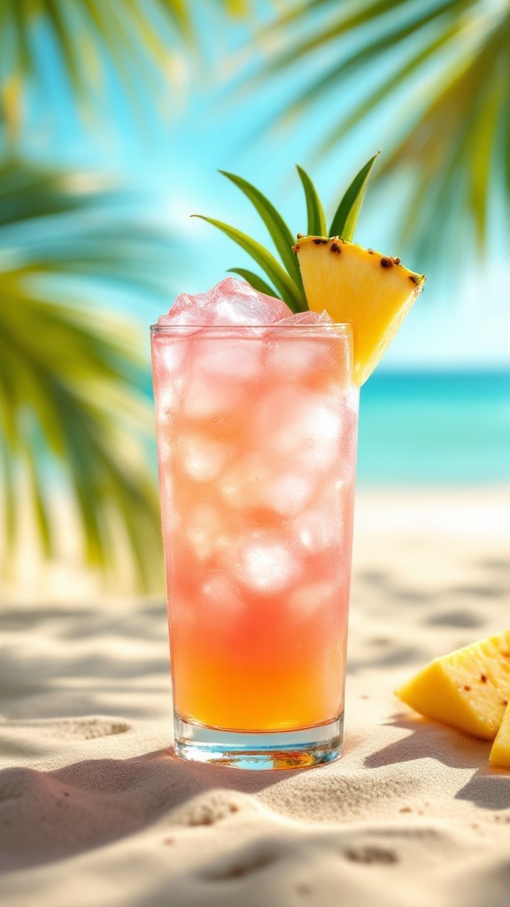 Tropical Guava Rum Cocktail Recipe - The Sip Spot - Cocktails Made Easy