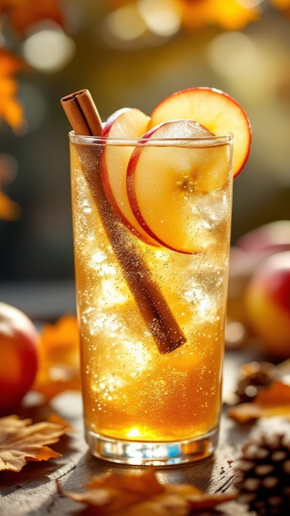 Festive Sparkling Apple Cider Mocktail Recipe - The Sip Spot ...