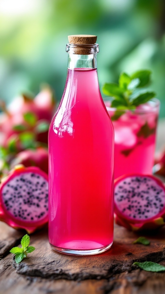 Homemade Pink Dragon Fruit Syrup Recipe - The Sip Spot - Cocktails Made ...