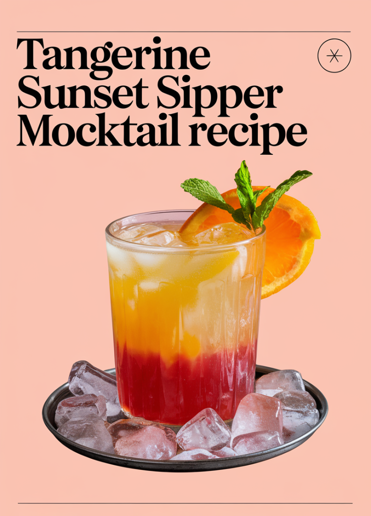 Sunset in a Glass: The Ultimate Tangerine Citrus Mocktail Recipe - The ...