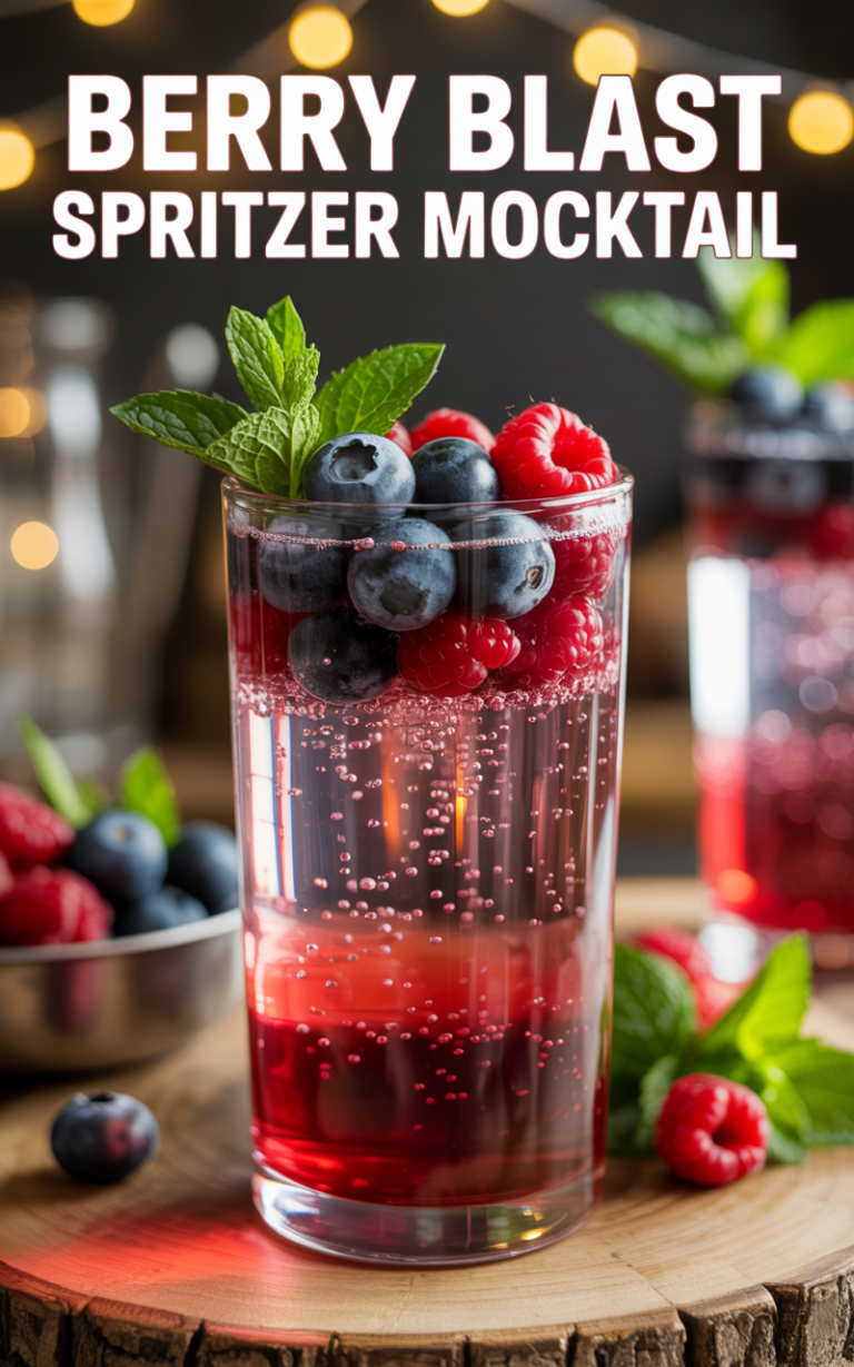 Berry Blast Spritzer: The Ultimate Refreshing Non-Alcoholic Celebration ...