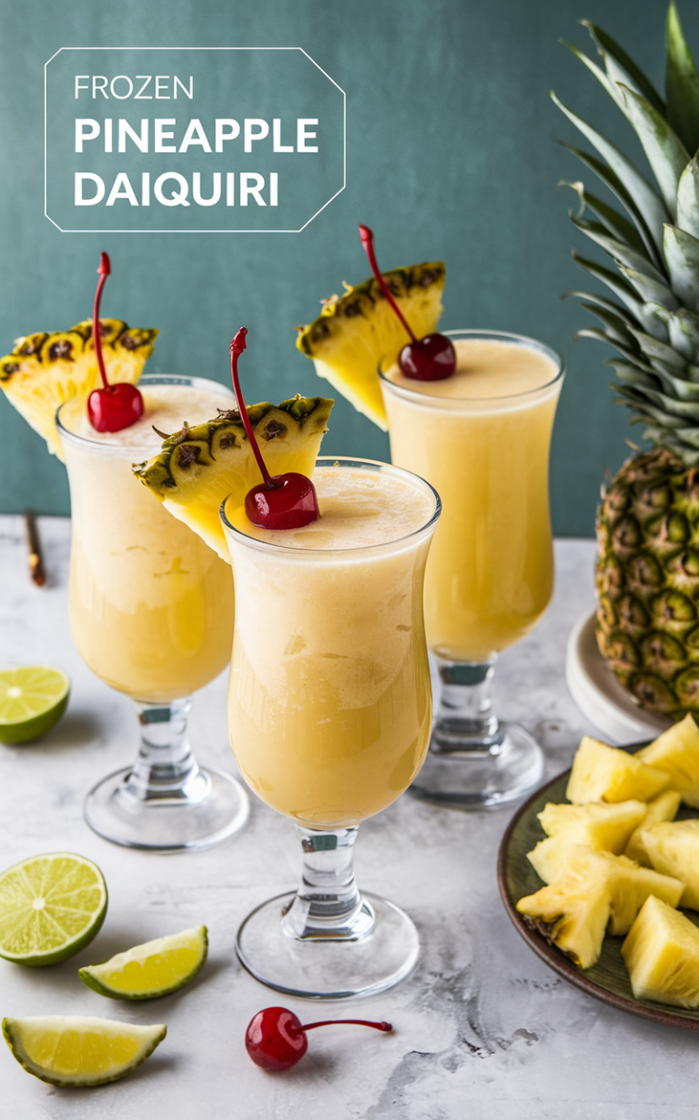 Frozen Pineapple Daiquiri: Your Ultimate Tropical Escape - The Sip Spot
