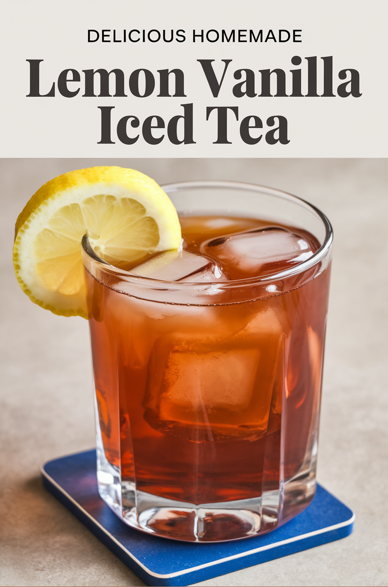 Lemon Vanilla Iced Tea: A Refreshing Twist on a Classic Summer Sip ...