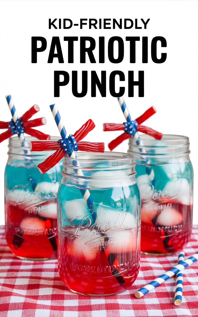 Patriotic Party Perfection: A Kid-Friendly Red, White & Blue Punch ...