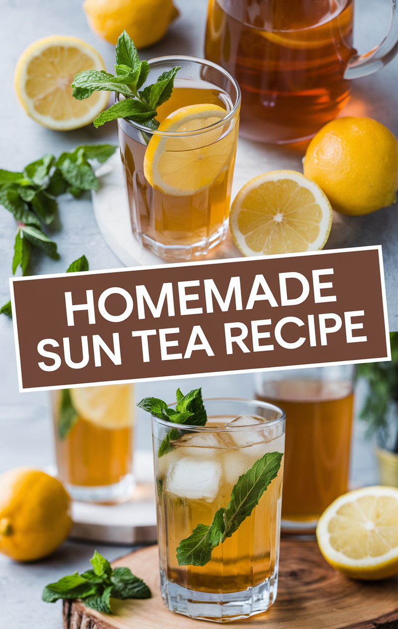 Sun-Kissed Refreshment: The Ultimate Homemade Sun Tea Recipe - The Sip ...