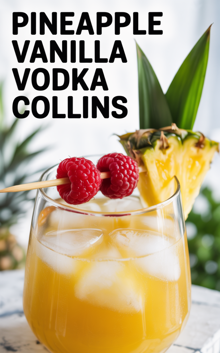 Tropical Paradise in a Glass: The Ultimate Pineapple Vanilla Vodka ...
