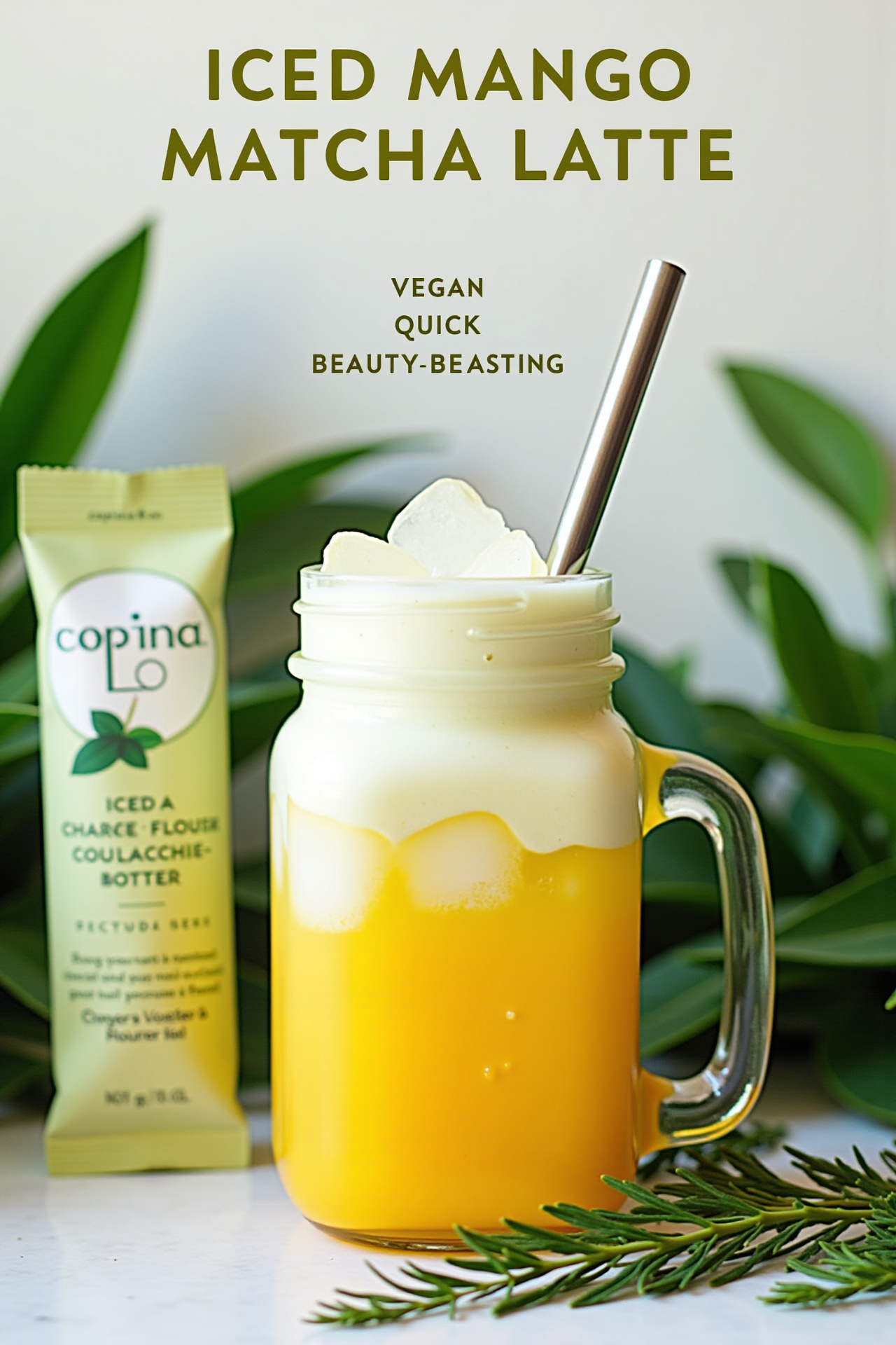 Iced Mango Matcha Latte: A Refreshing Fusion of Tropical Sweetness ...