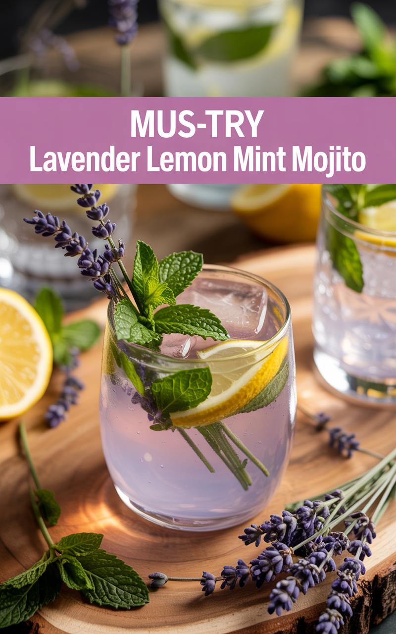 Lavender Lemon Mint Mojito Mocktail: Your Ultimate Non-Alcoholic Summer Refresher - The Sip Spot ...