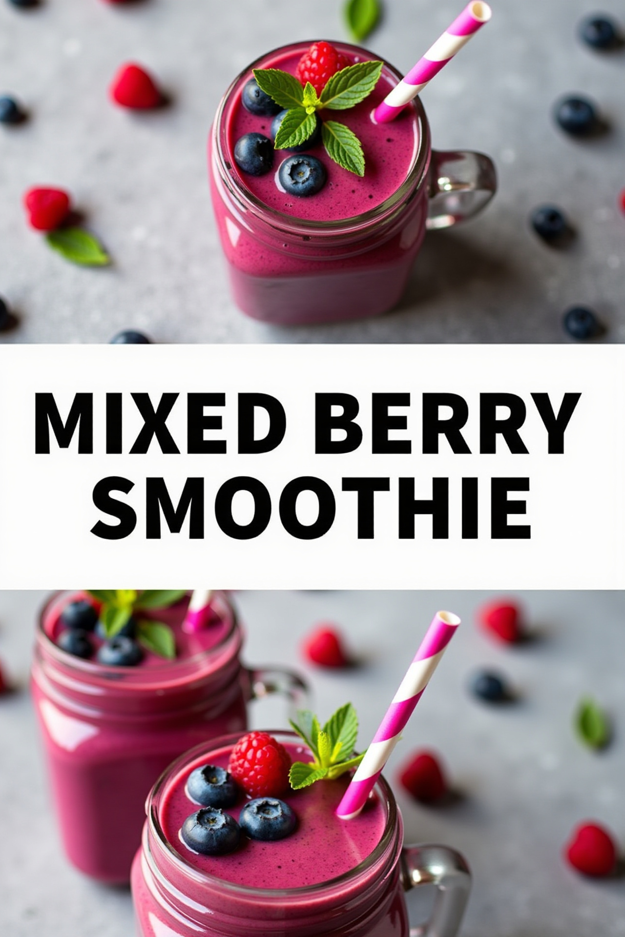 Mixed Berry Bliss: A Vibrant, Nutritious Smoothie to Energize Your Day ...