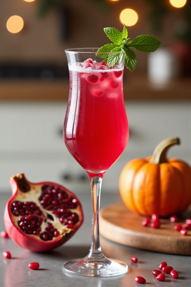 Pomegranate Sparkler Cocktail: Effervescent Elegance for Every ...