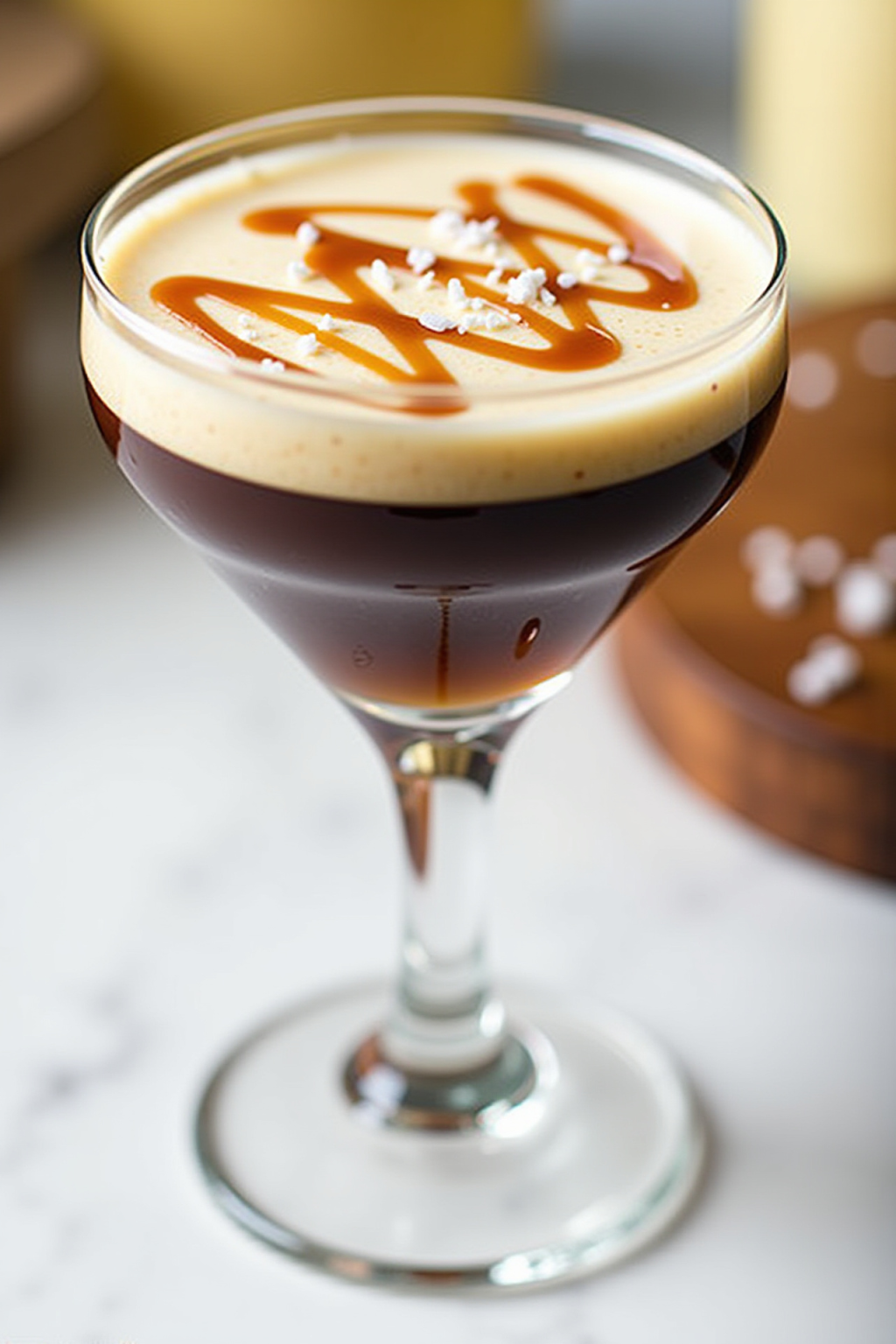 Salted Caramel Espresso Martini: Effortlessly Elegant Indulgence in a ...