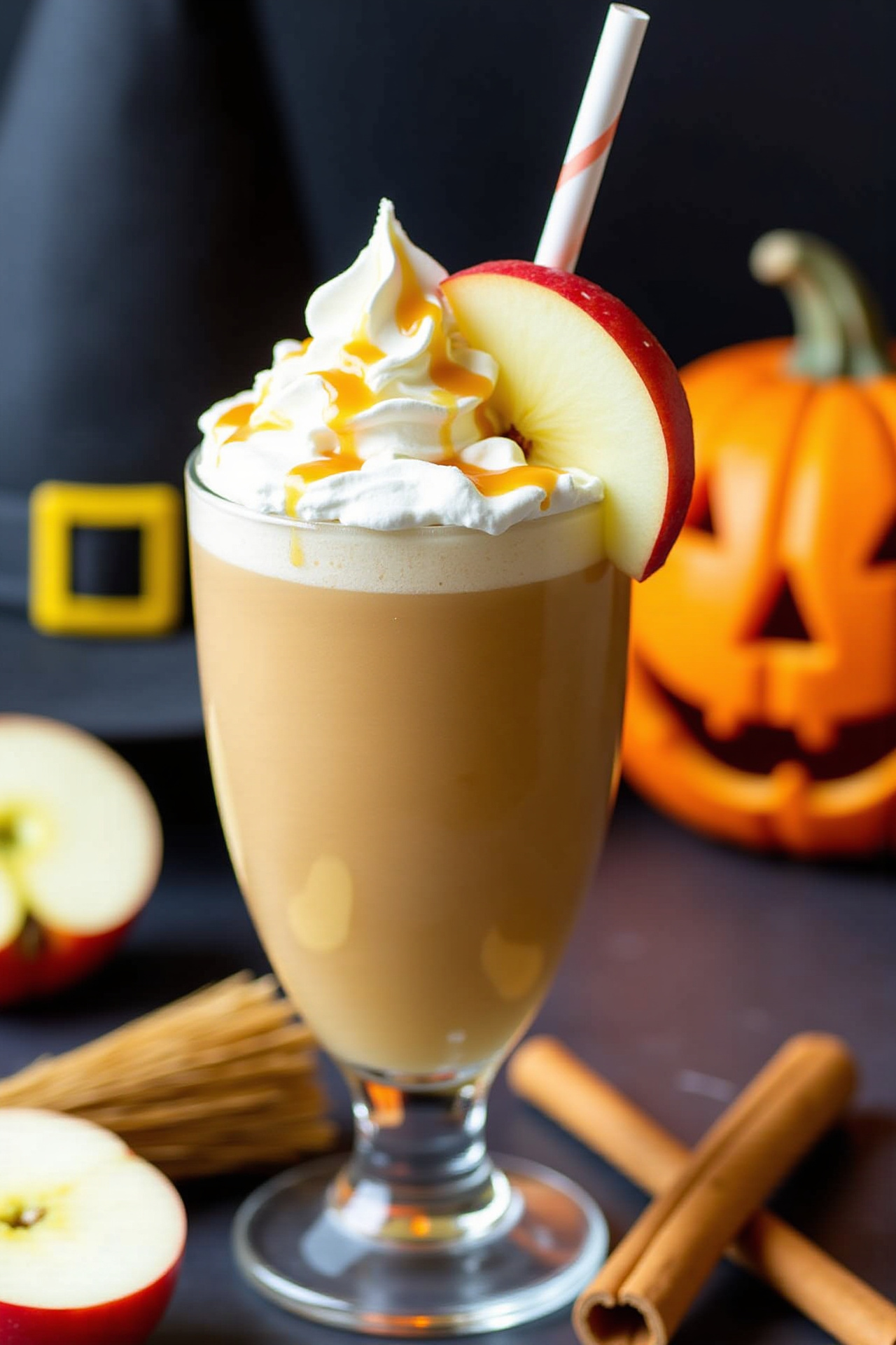Sipping into Autumn: The Spooky Caramel Apple Cauldron Smoothie Recipe ...