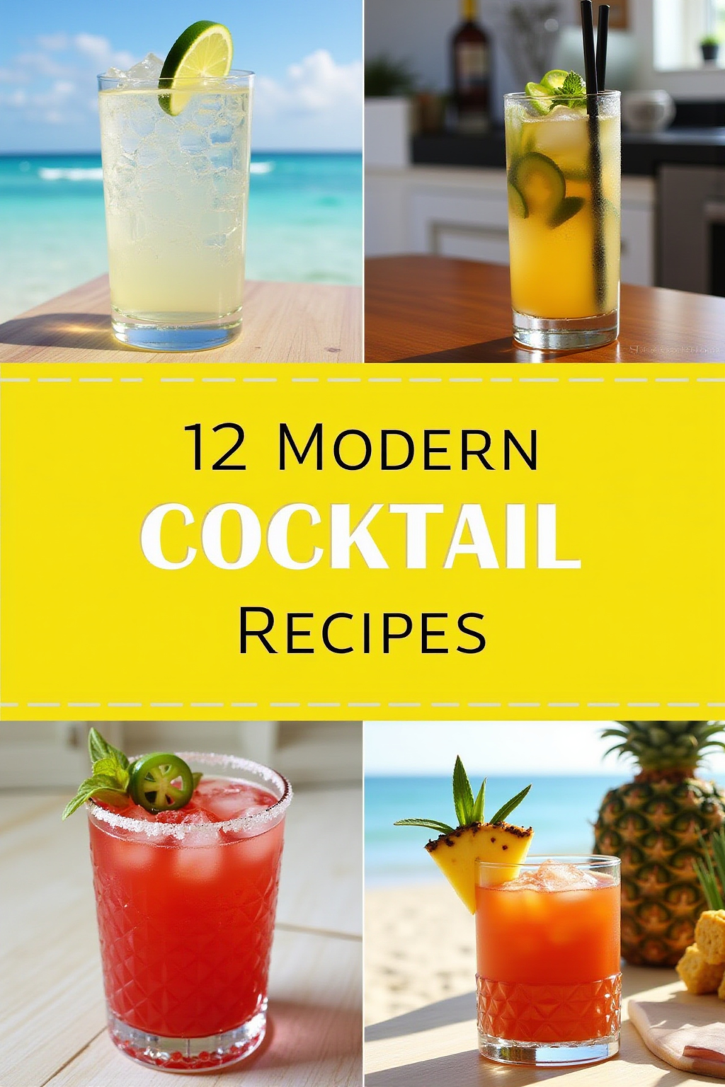 Modern Mixology Magic: 12 Must-Try Cocktail Recipes for the Home Bar ...