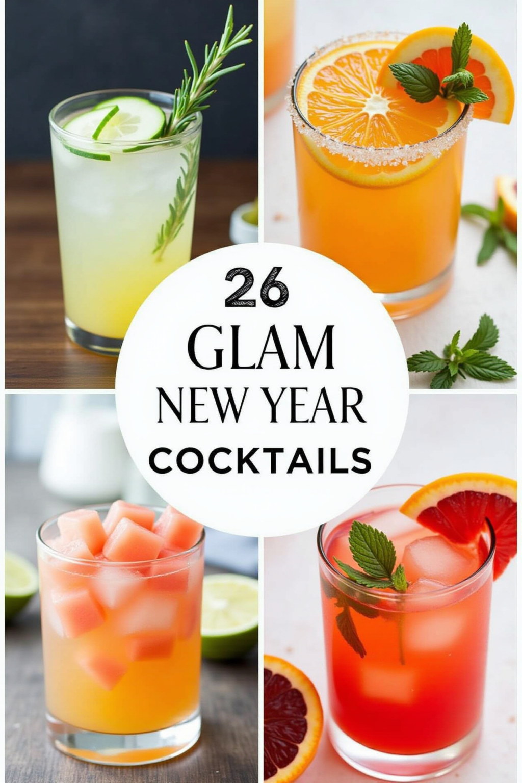 Toast in Style: 26 Chic New Year Cocktails to Elevate Your Party ...