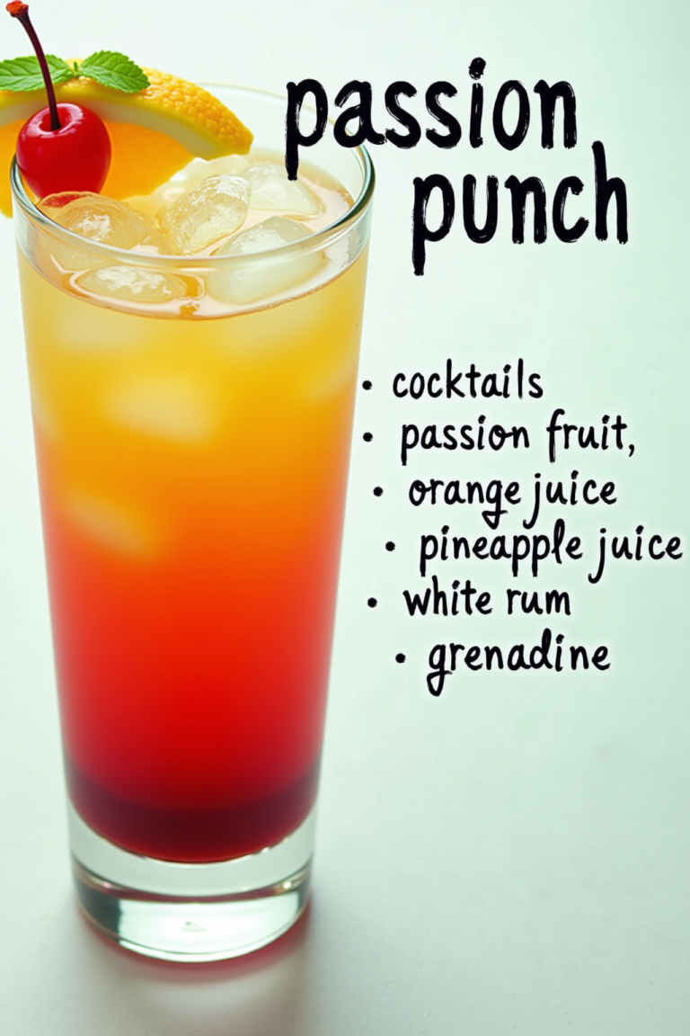 Tropical Bliss: The Ultimate Passion Punch Cocktail Recipe - The Sip ...
